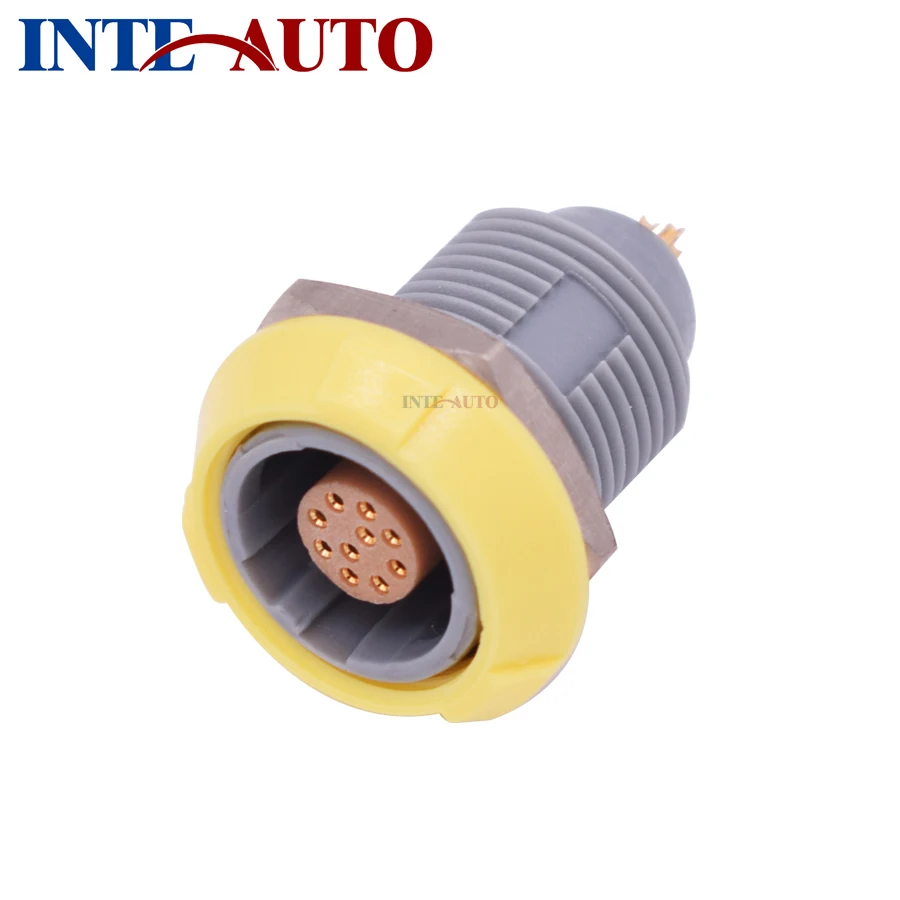 Plastic push pull self locking receptacle round 1P series medical ...