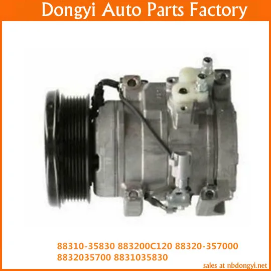 10S17C-7PK-12v-High-quality-A-C-Compressor-For-88310-35830-883200C120 ...