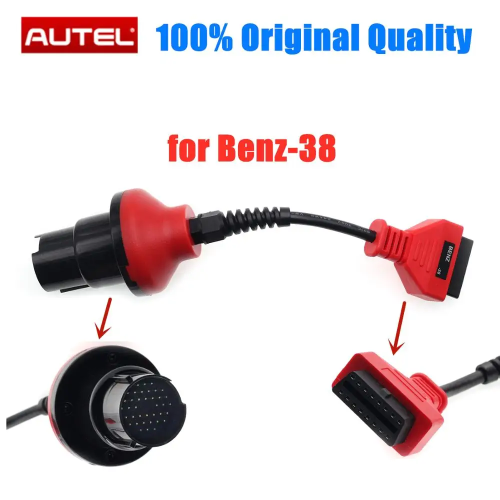 38pin-Adapter-for-Benz-38pin-connector-working-for-AUTEL-ms906-908 ...