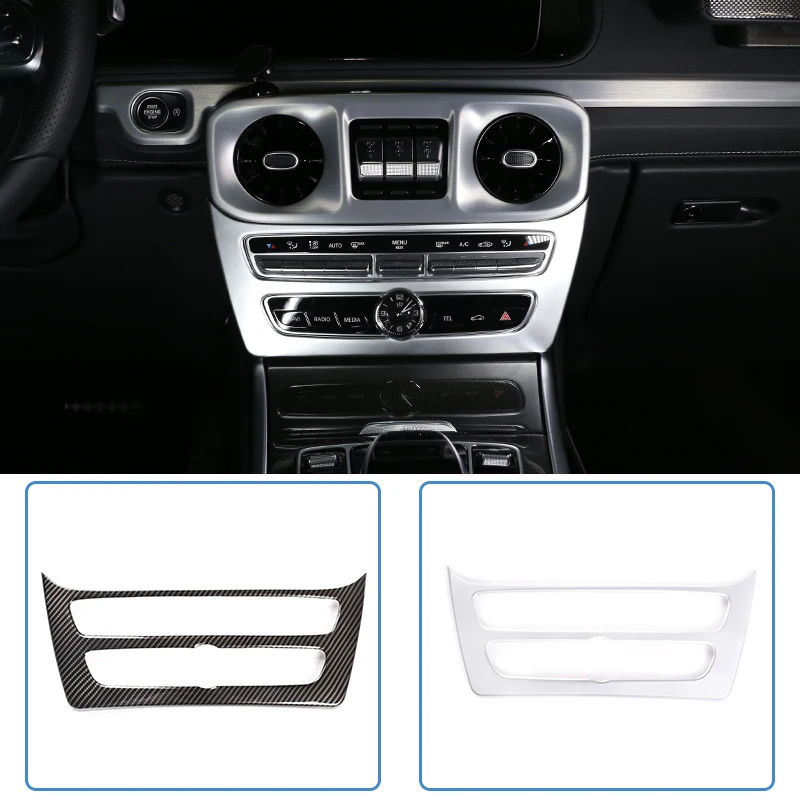 For Benz G Class W463 G350 G55 G63 19-21 Silver Carbon Fiber Control ...