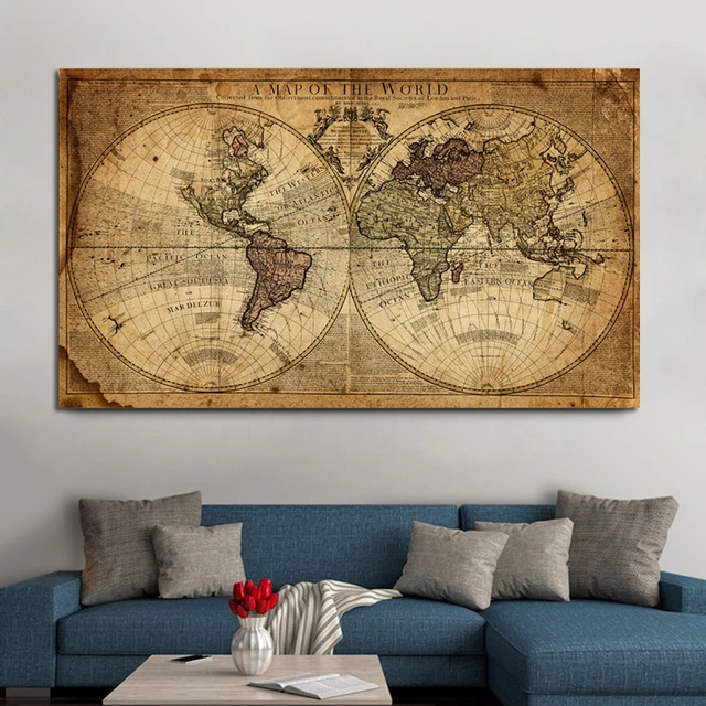 Old Maps Of The World From 1500s
