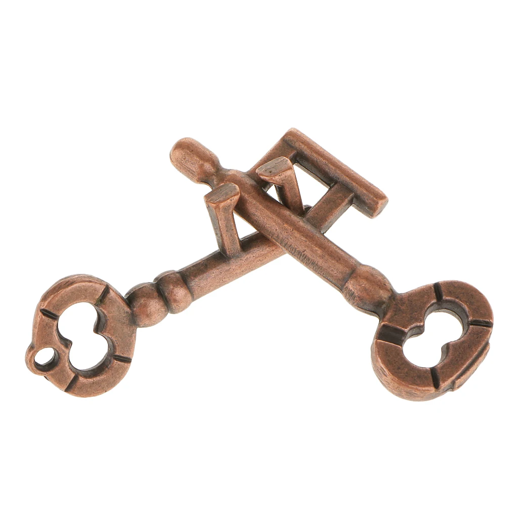 Antique Wooden Puzzle Key