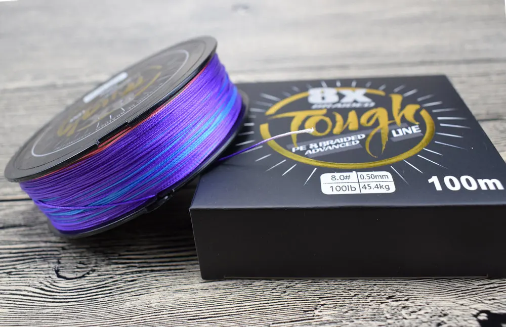 Fil de pêche,Fil de pêche tressé PE 8 brins de 100M,18 à 120 LB,très résistant- 100m -0.50mm 45 ...