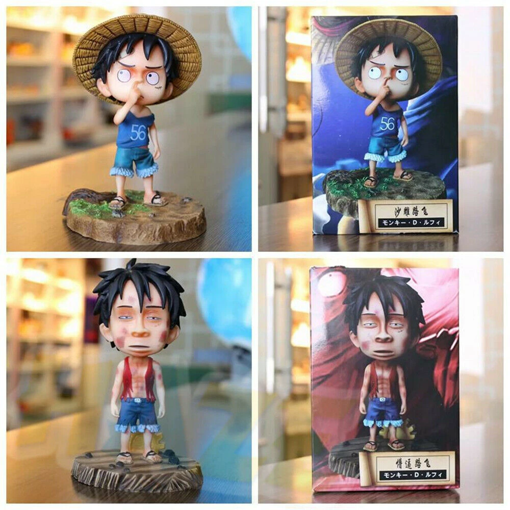 Anime One Piece Figure Toy Monkey D. Luffy Mini Figure Figurine Toy ...