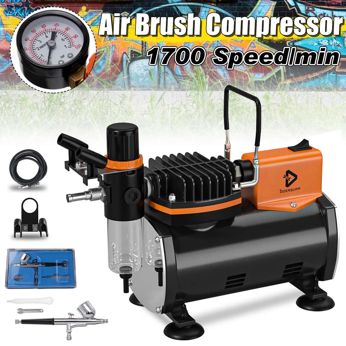 Air-Compressor-Single-Cylinder-Piston-Compressor-High-pressure-Spraying ...