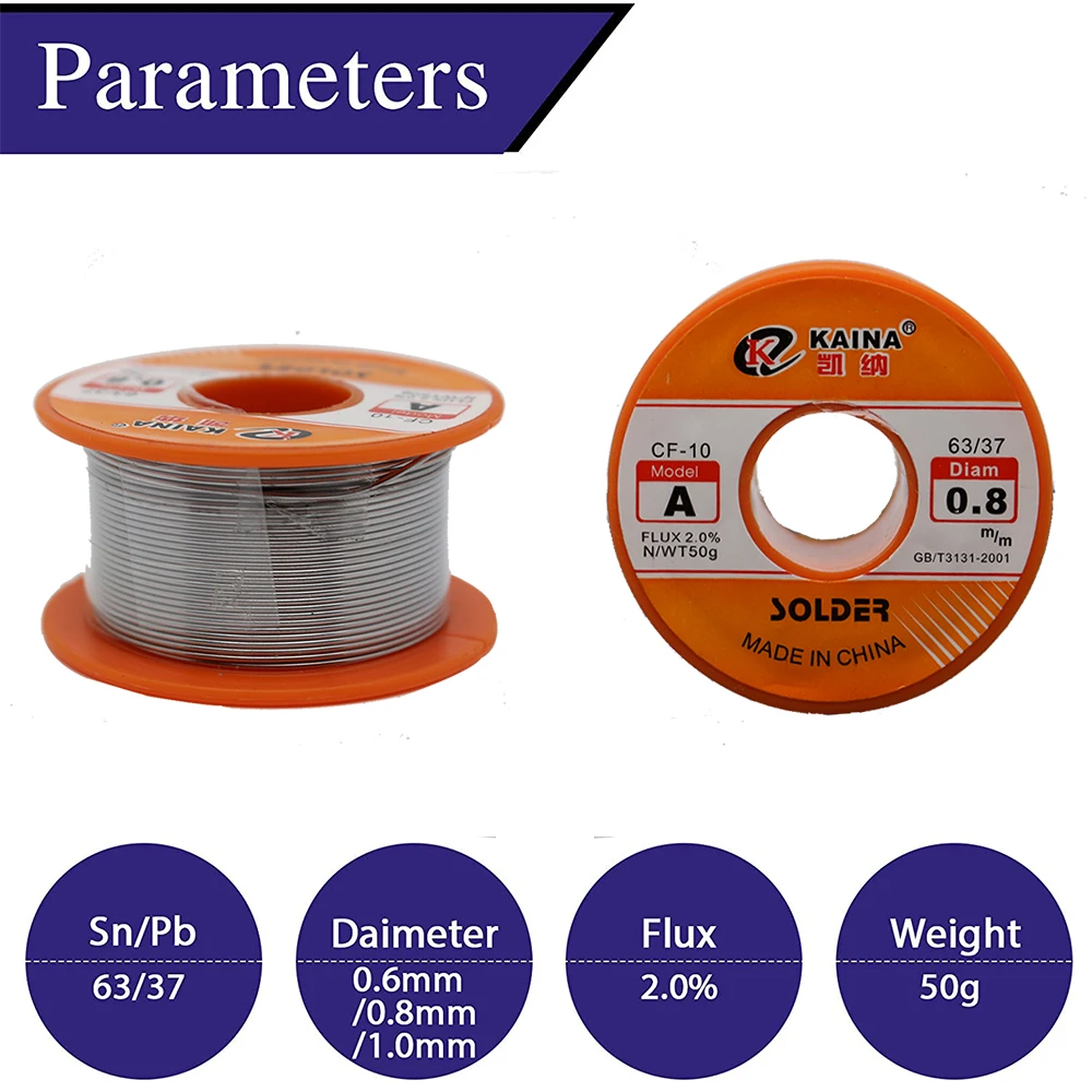 ASAHI Kualitas Kawat Timah Las 60/40 63/37 Kawat Solder, 57% OFF
