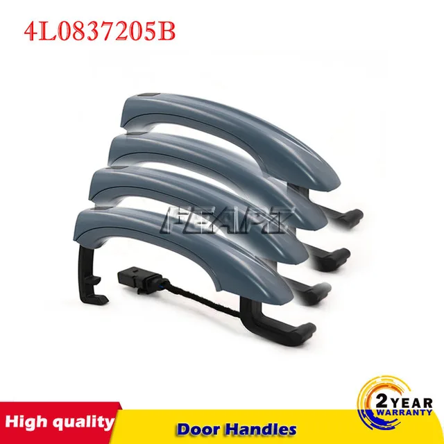 4Pcs Bule or Black Smart Sensor Exterior Door Handle for Audi Q7 2007 ...