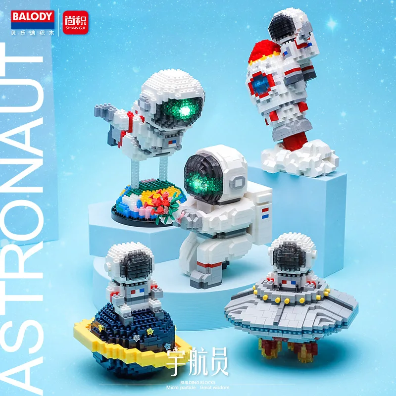 Balody-Mini-Blocks-Spaceman-Building-Toy-Astronaut-Educational-Bricks ...