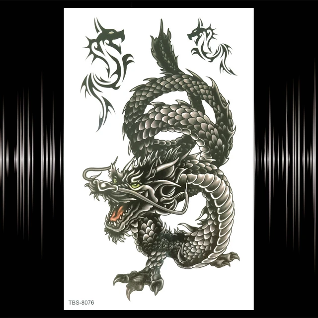 Snake Dragon Tattoo Designs