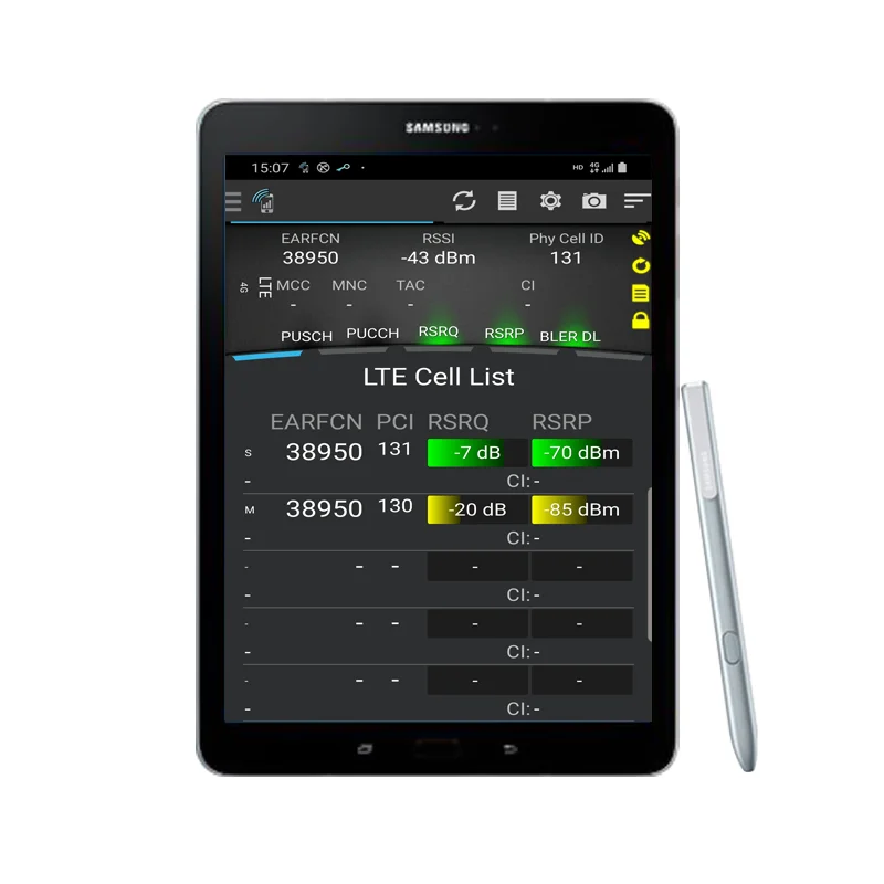 Tems&nemo Samsung Galaxy Tab S3 Tems Pocket Wifi Test Phone - Signal ...