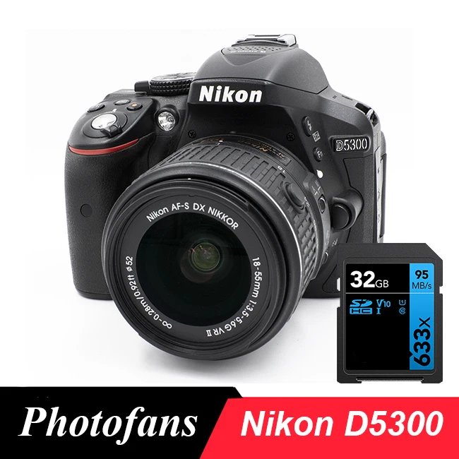 Nikon d5300 dslr Câmera com lente de 18 55mm|cameras camera|camera ...