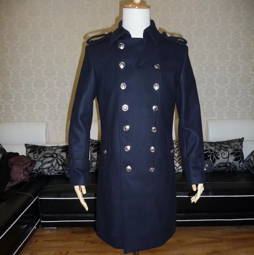 WWII-German-standard-Classic-Trench-coat-private-custom-men-High ...