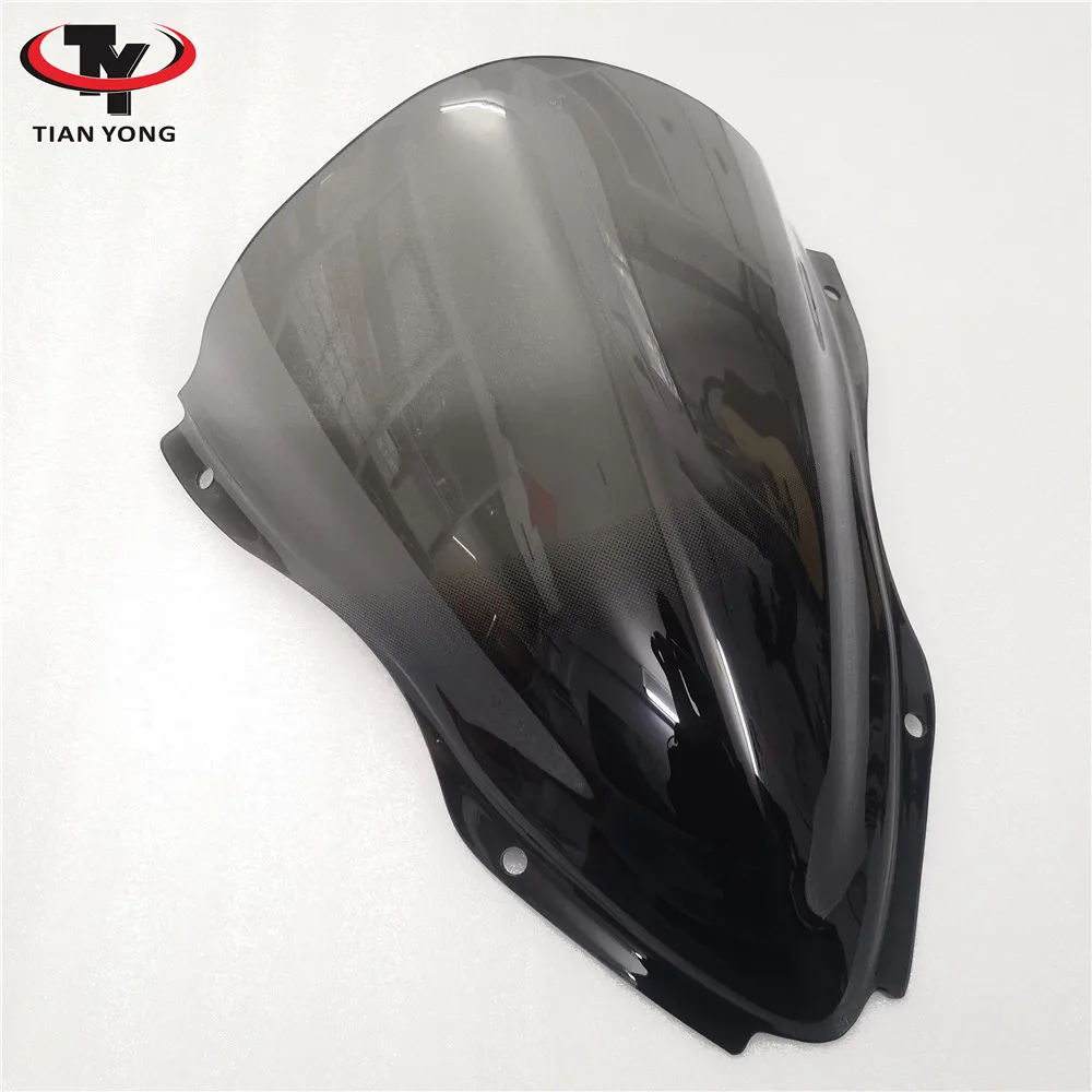 For Kawasaki ZX10R ZX 10R 2016 2017 2018 2019 Black ZX-10R Windshield WindScreen Double Bubble ...