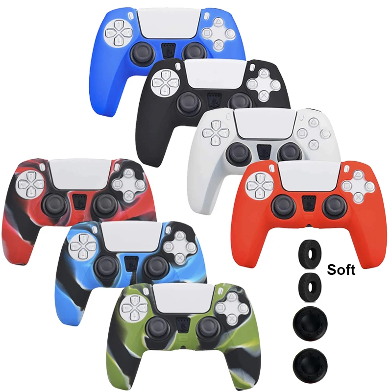 PS5 Precision Rings Silicone Case Skin Protective Cover Joystick Thumb ...