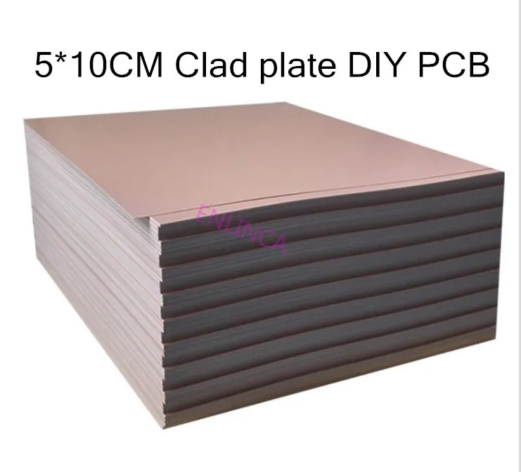 5pcs PCB 5*10cm Single Side Copper Clad plate DIY PCB Laminate Circuit ...