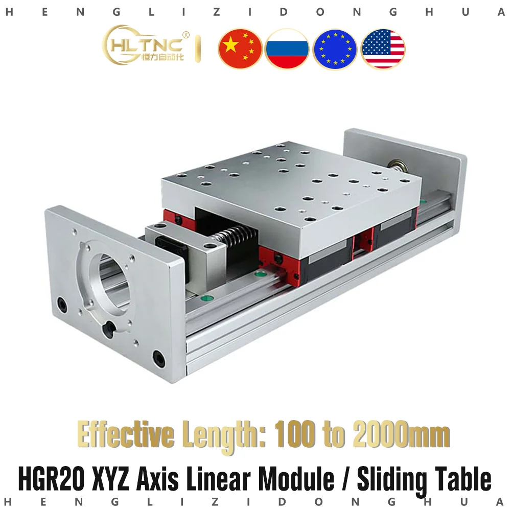 Free-shipping-TRAVEL-100mm-to-2000mm-HGH20CA-HGR20-linear-rail-SFU1605 ...