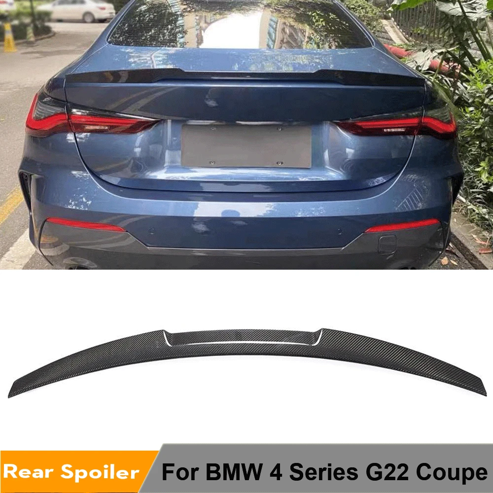Carbon Fiber Rear Trunk Spoiler Wing Lip For Bmw 4 New Series G22 Coupe ...