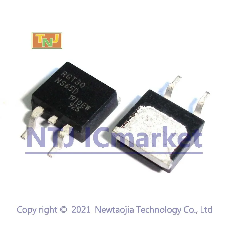 5 PCS RGT30NS65D TO-263 RGT30 NS65D 650V 15A Field Stop Trench IGBT Transistor Mosfet