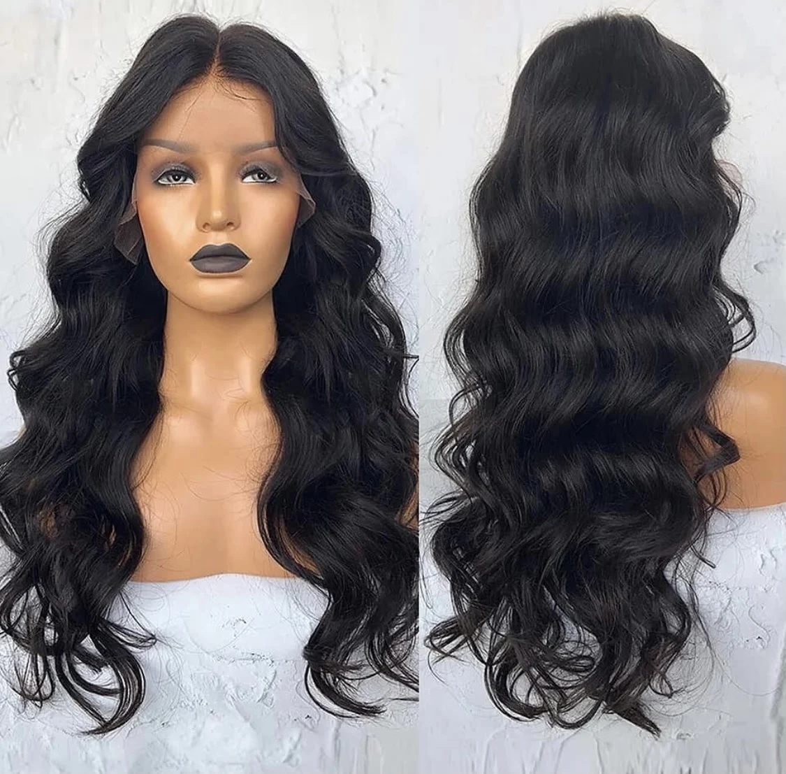 Svipwig-Synthetic-Lace-Front-Wigs-Long-Wavy-Black-Heat-Resistant-Fiber ...