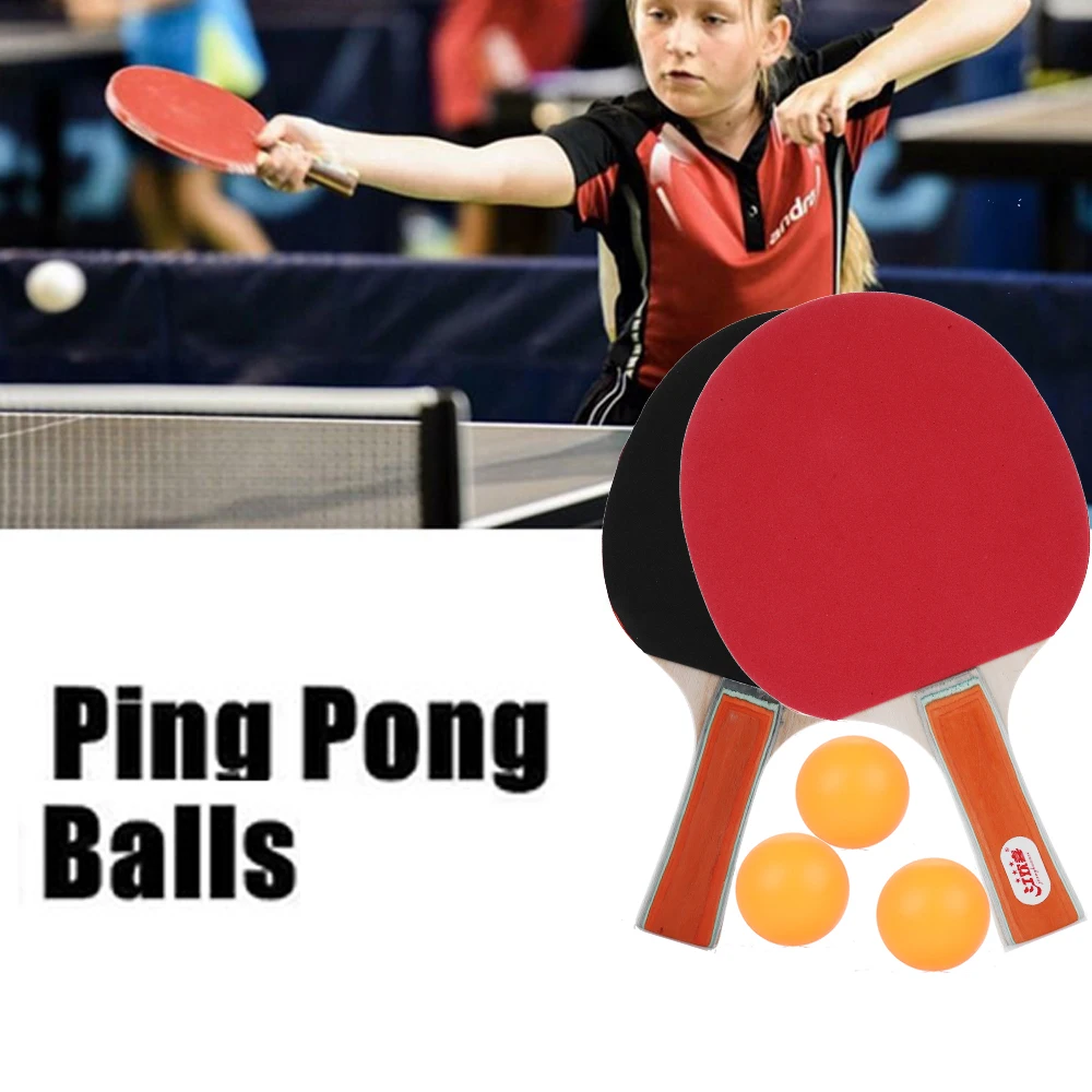 Wood Colour Ping Pong Racket Ping Pong Bat Table Tennis Bat Durable ...