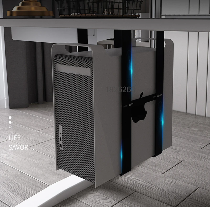 GD05 Universal PC Case Holder Under Desk Adjustable CPU Stand Lift ...