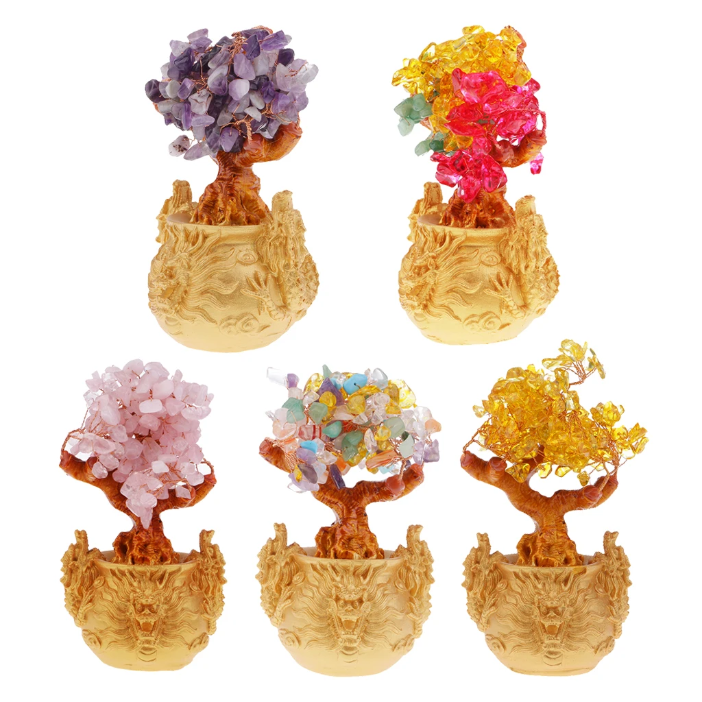 7inch-Crystal-Money-Bag-Tree-Decoration-Money-Bag-Crystal-Tree-Pink ...