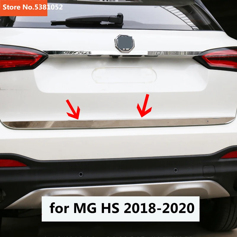 For-Mg-Hs-2018-2019-2020-Accessories-Chrome-Rear-Trunk-Tailgate-Lid ...