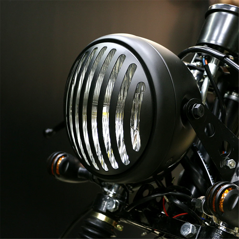 Universal 7 Inches Headlight Assembly For Honda Cg125 Gn125 Motorcyclea ...