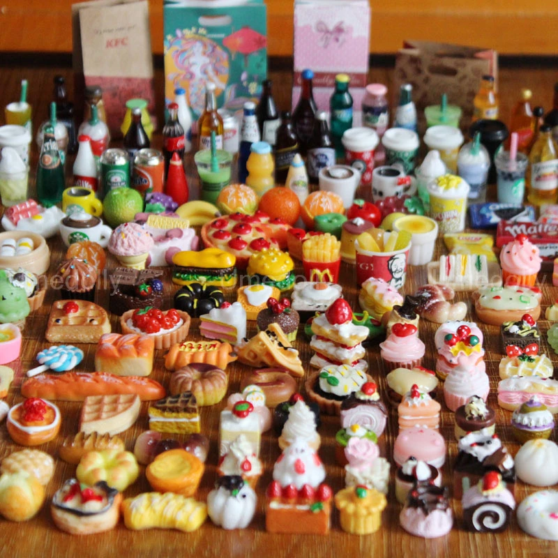 1:6 миниатюрный кукольный домик еда супермаркет мини Снэк имитация ...