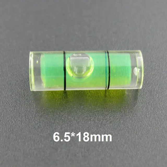HACCURY Acrylic Bubble level Water level vials meter Mini spirit level ...