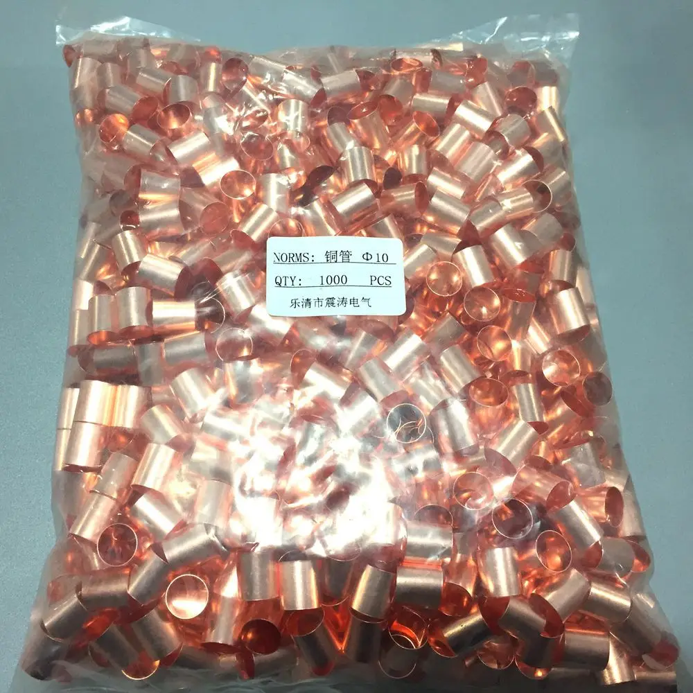 Copper Tube Brass Buckle Copper Crimp Tube GT Inner Diameter 10 Copper ...