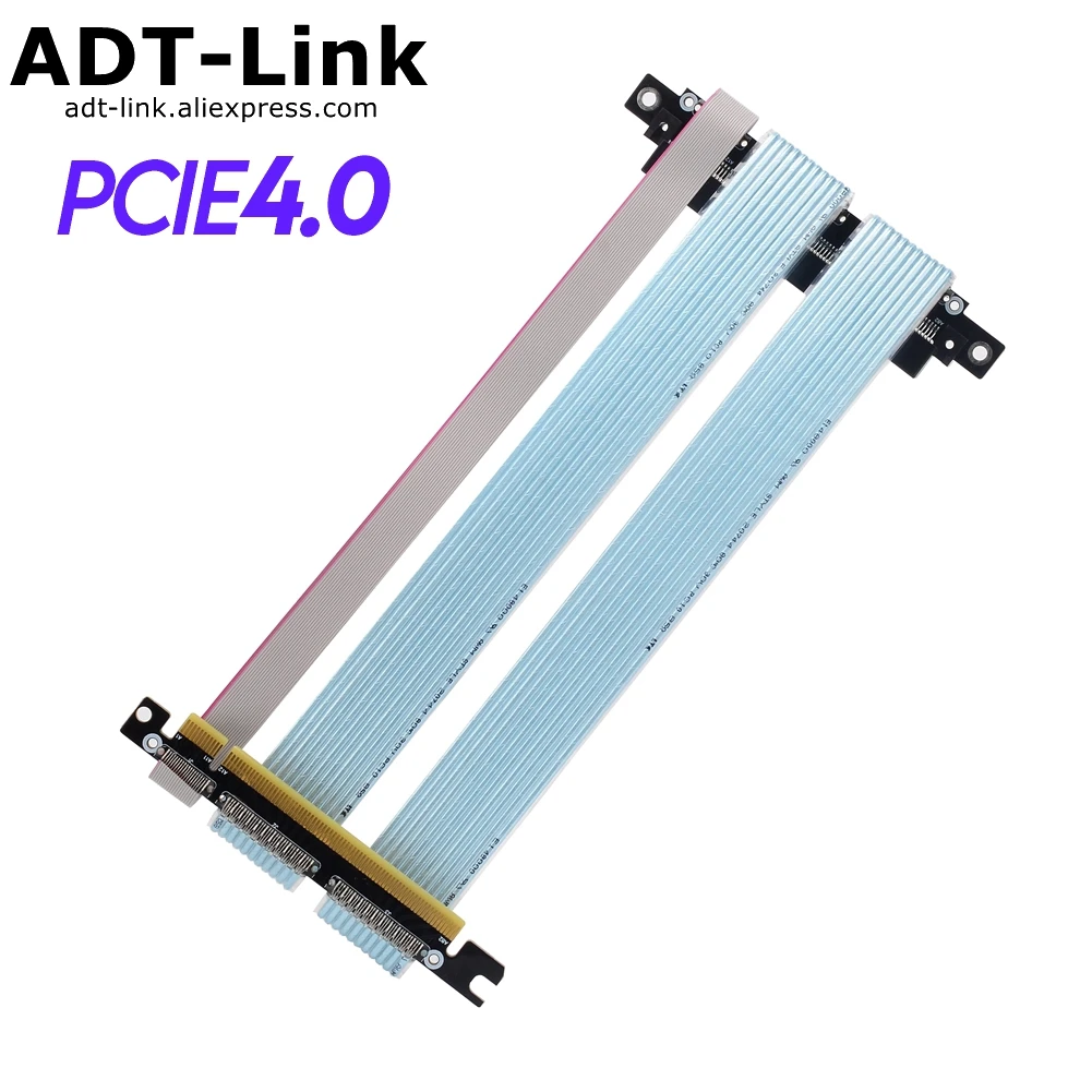Pci Express 4.0 X16 Riser Reverse Gpu Extension Cable (256g/bps ...