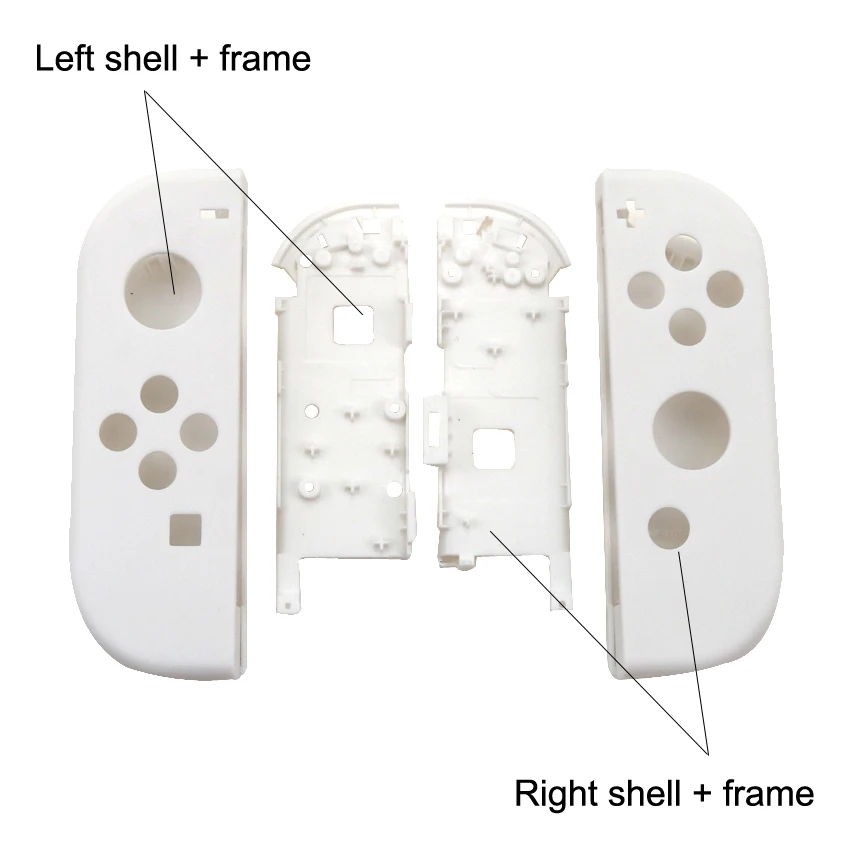 YuXi Plastic Left Right Housing Shell Cover Replacement for Nintend ...