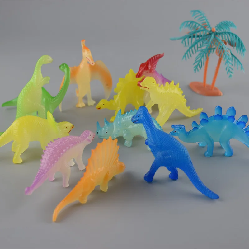 Jurassic Night Light Dinosaur Toy Model 12-Shining Dinosaur T-Rex ...
