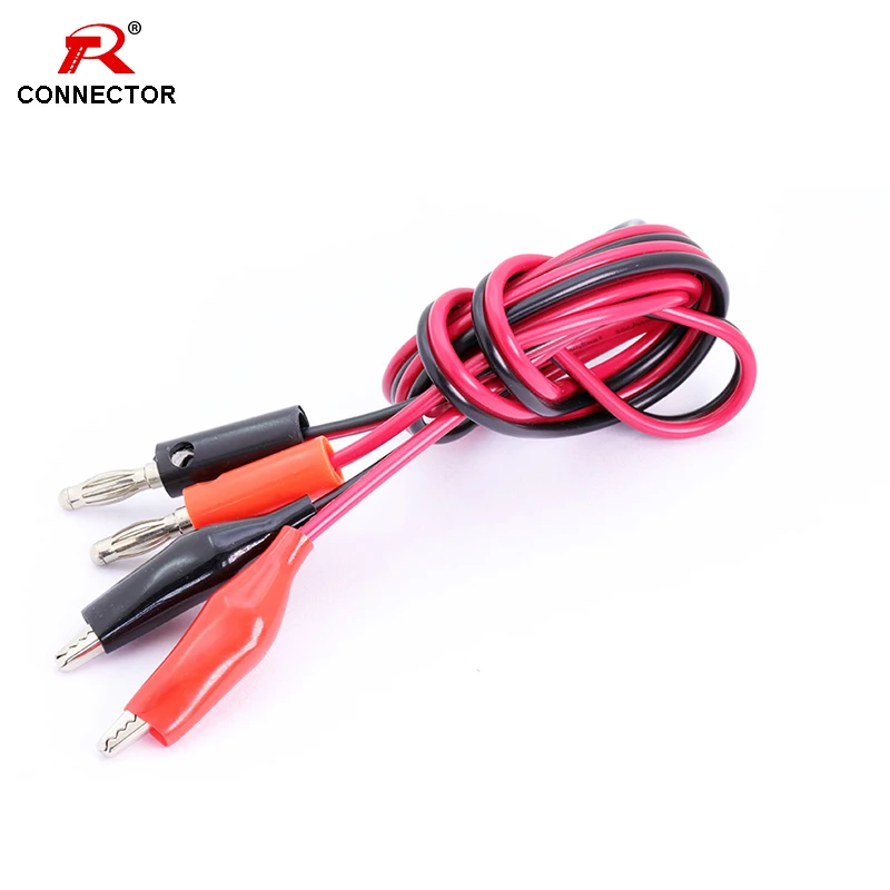 1pc Nickel Plated banana plug + Crocodile Clamp, Alligator Wire Clip ...