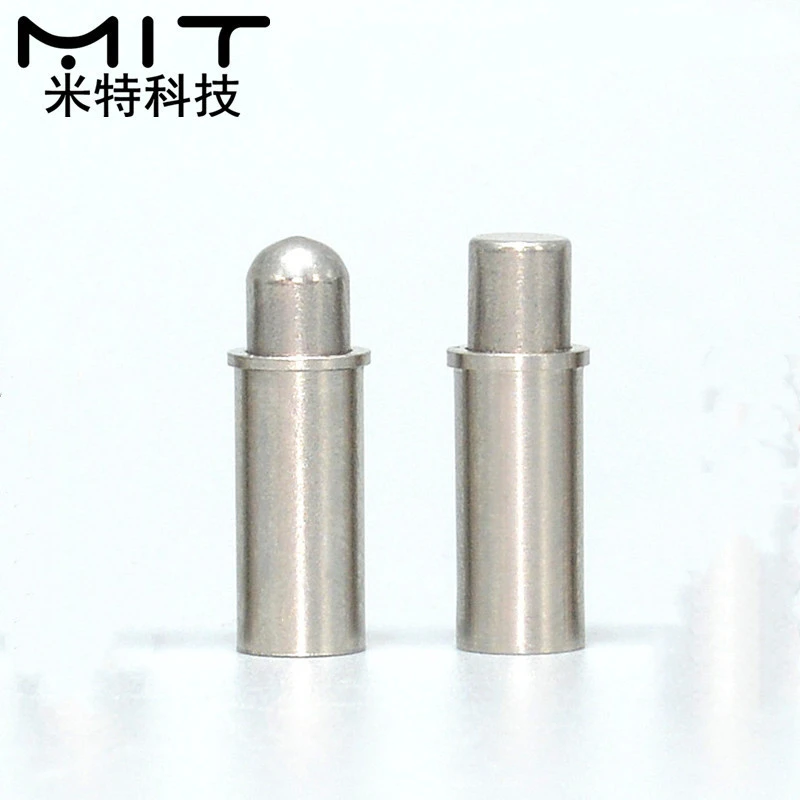 1Pc Spring Plungers With Collar and Pin Stainless Steel Telescopic Stop ...