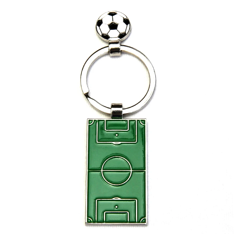 FREE SHIPPING BY DHL 100pcs/lot Newest Football Keychains Metal ...