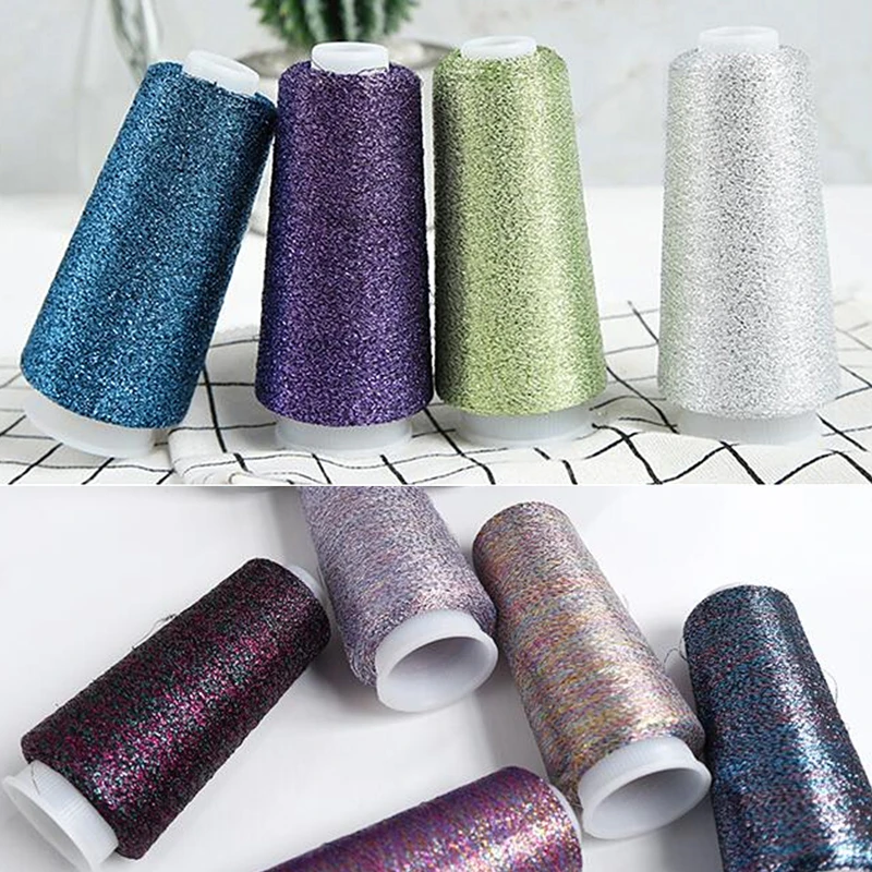 60 Color 50g / Reel Fine Gold Silver Yarn With wool DIY For Knitting ...