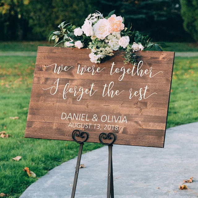 Personalized Directional Wedding Signs