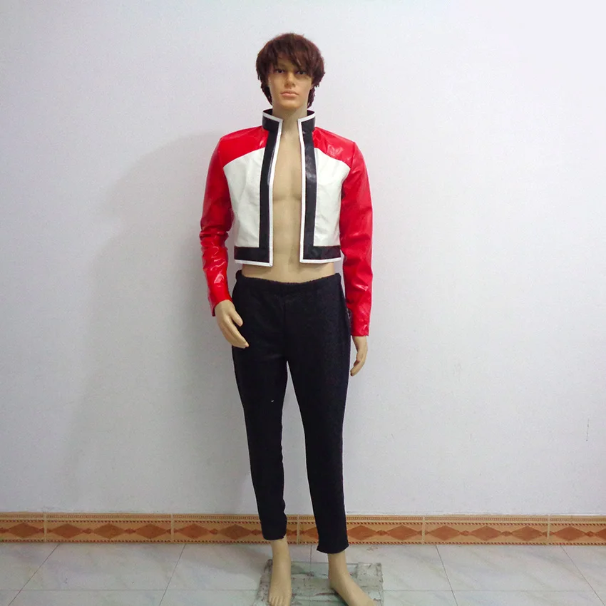 King-of-Fighters-KOF-Rock-Howard-Faux-Leather-Cosplay-Costume-Halloween ...