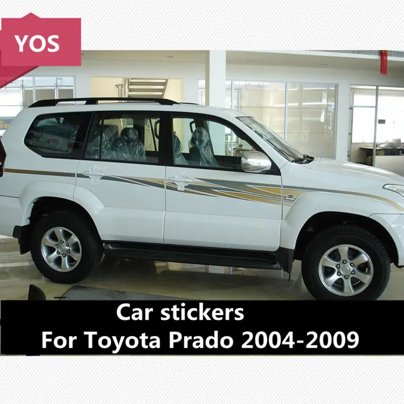 Car-stickers-exterior-decoration-For-Toyota-Prado-2004-2009-4000-body ...