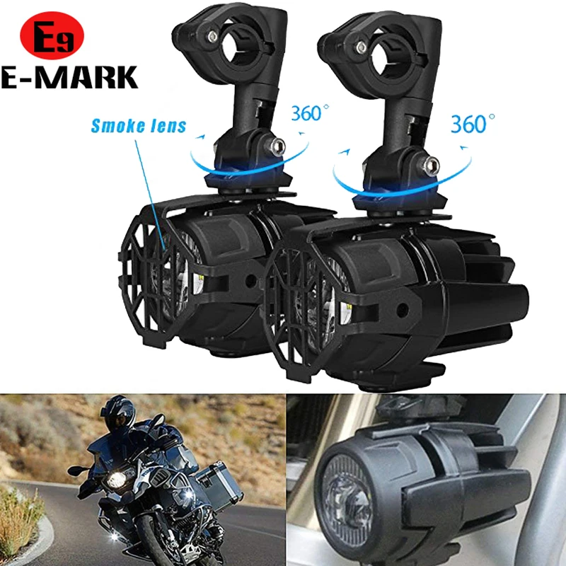 R1200GS-40W-Motorcycle-LED-Fog-Lights-Auxiliary-Assembliy-For-BMW ...