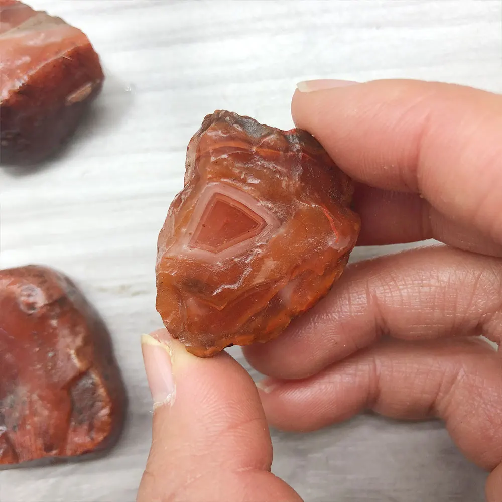 1pc-Random-Rough-Raw-Carnelian-Red-Agate-Natural-Stone-Garden-Aquarium ...