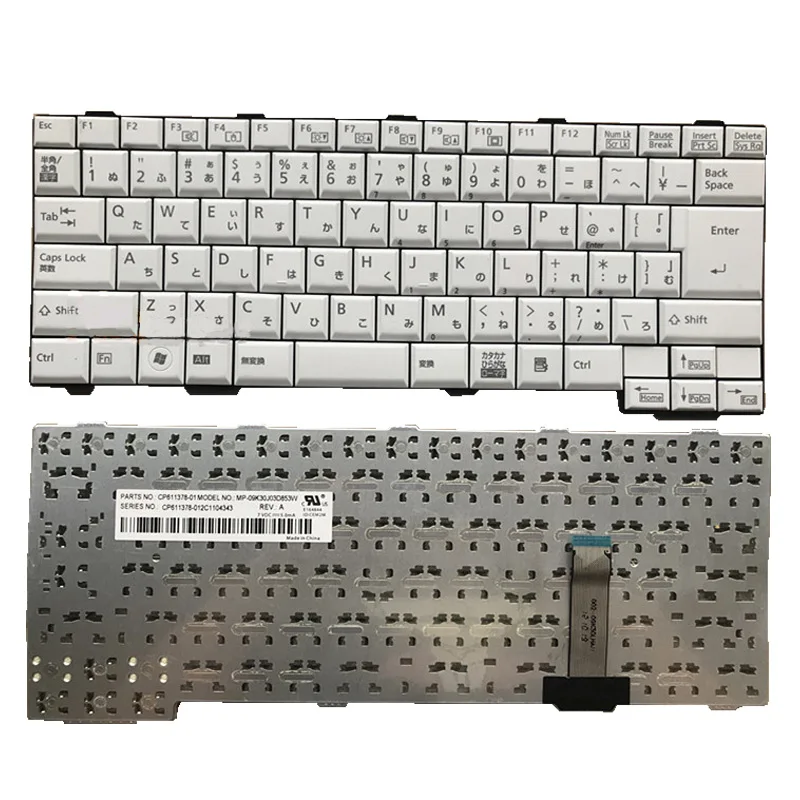 Free Shipping!! 1PC 95%New Laptop Keyboard For Fujitsu A743/G FMVA02008 ...