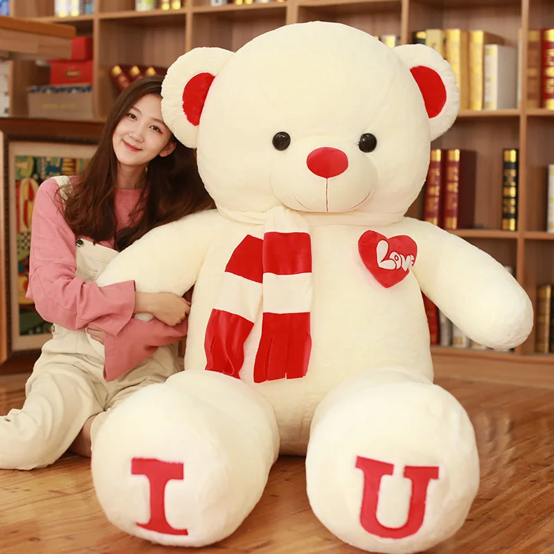 1PC-80cm-100cm-Large-Size-Teddy-Bear-Plush-Toy-Lovely-Giant-Bear-Huge ...