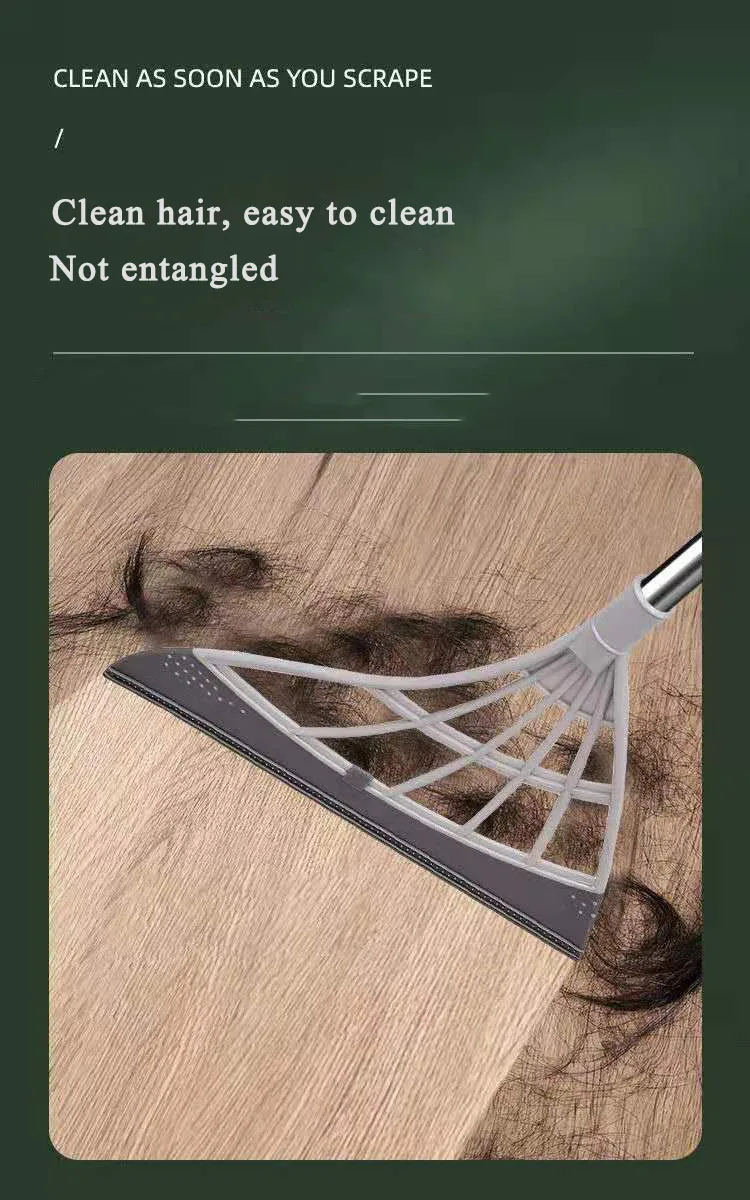 Lavette,Balai magique de nettoyage de sol de fenêtre,spatule en Silicone,vadrouille ...