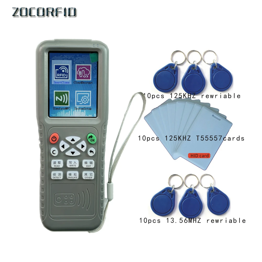 Icopy Nb-x3e Rfid Duplicator Icid Smart Chip Wifi Decoder Nfc Tag Badge Card Writer 125khz Clone ...
