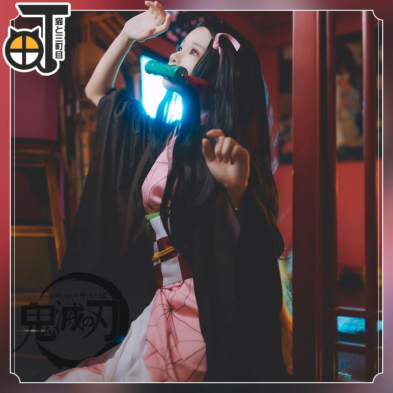 Cosplay Costume Demon Slayer figure Kamado Nezuko Kimono halloween ...