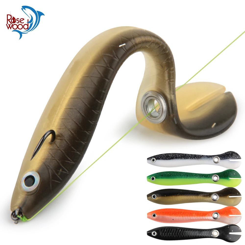 Rosewood A Mock Lure Can Bounce With Slip Mechanism Artificial Swimming ...