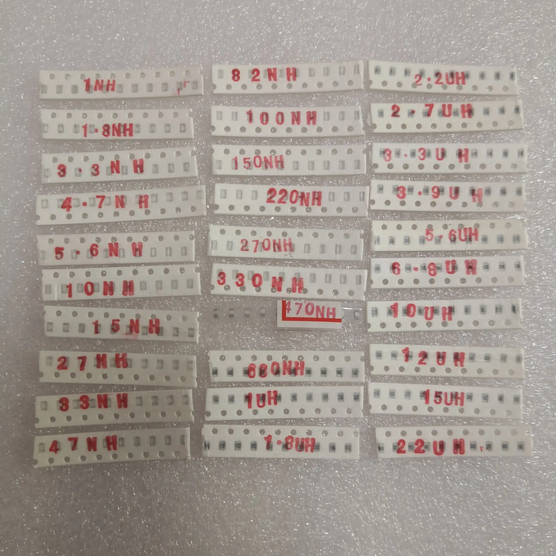 0805 SMD Inductor 30valuesX10pcs=300pcs/LOT 1NH-22UH Electronic ...